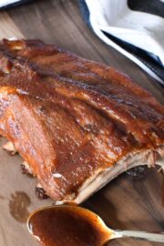 BBQ Pork Loin Back Ribs Recipe - Thyme For The Table