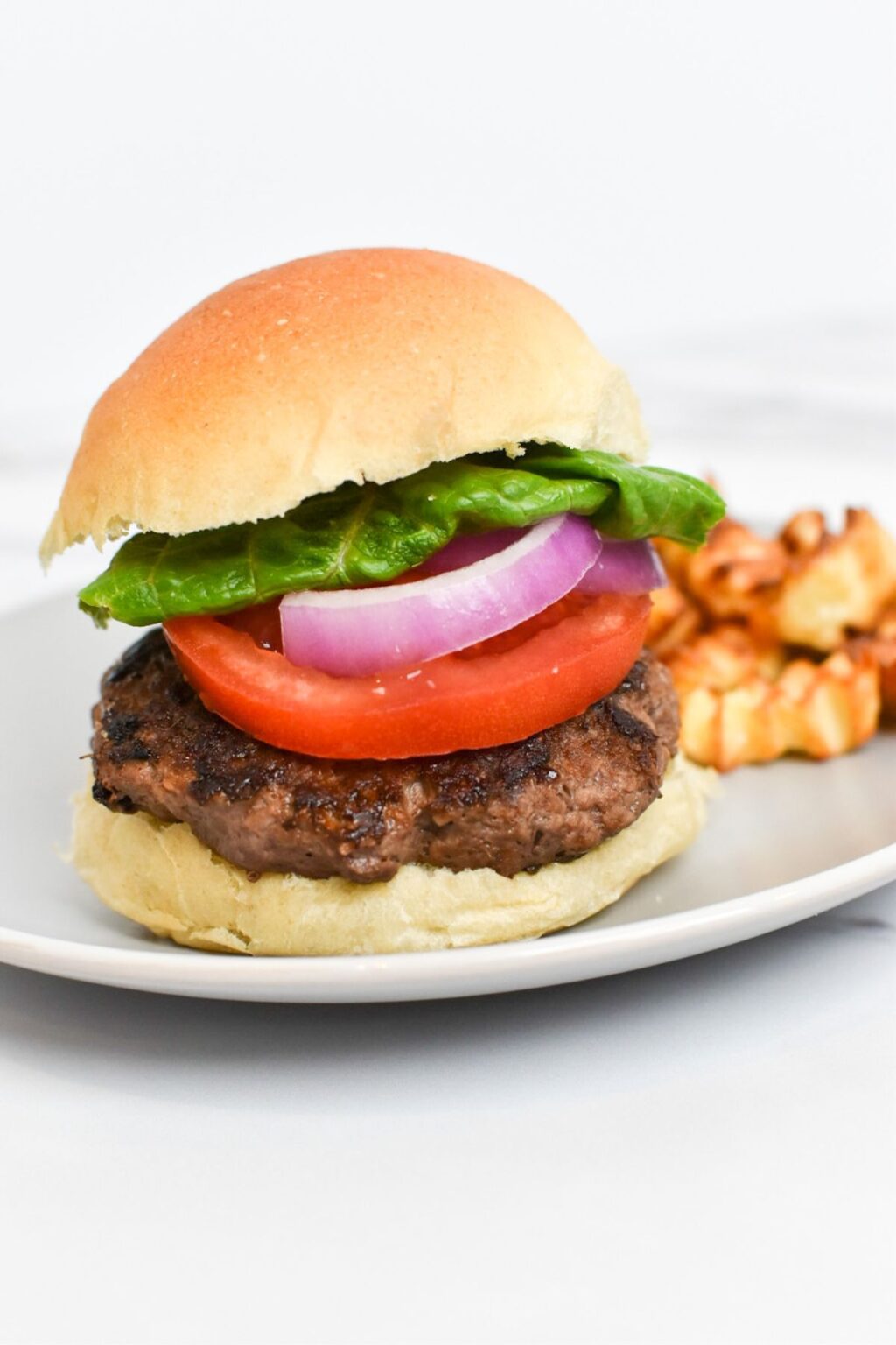 Easy Air Fryer Burger Recipe - Thyme For The Table