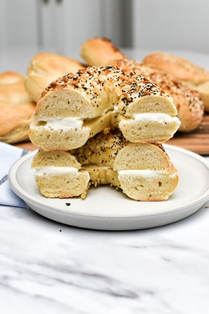 Plant Based Bagels Recipe and Video - Thyme For The Table