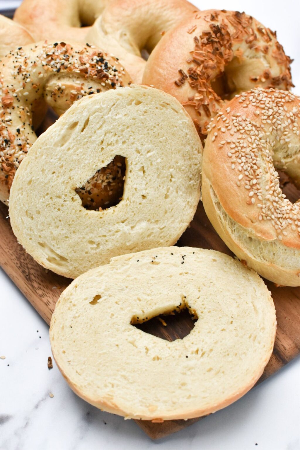 The BEST New York Style Bagel Recipe and Video - Thyme For The Table